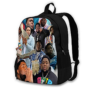 MORGAN MYERS Backpack School Backpack College Daypack Book Bag Computer Bag Laptop Travel Backpack For Men And Women, Black, One Size