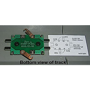 Bachmann Trains - Snap-Fit E-Z TRACK 9" POWER TERMINAL w/INSULATED GAP (2/card) - NICKEL SILVER Rail With Gray Roadbed - HO Scale