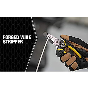 Southwire - 65028140 Tools & Equipment S816SOLHD Forged Wire Stripper: Strips 8-16 AWG SOL And 10-18 AWG STR, Shears 6-32 & 8-32 Bolts, Linesman Head; Heavy Duty Forged Steel.