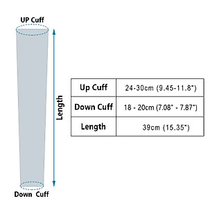 TopTie Custom 1 Pair Arm Sleeves for Men Women, Personalized Arm Compression Sleeve for Football, Basketball & Volleyball-1 Pair Black