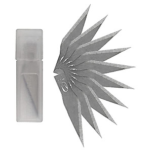 Fengirl precision carving craft hobby knife suit 1 exacto knife 11 stainless steel exacto blades one 15cm steel ruler A5 PVC cutting board 1 art knife 10 blades