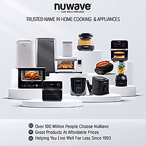 Nuwave Portable Blender for Shakes and Smoothies, On-the-GO Personal Blender with USB-C Rechargeable, 6-Piece-Blade for Crushing Ice, BPA Free 18 Oz Tritan Jar for Travel, Office and Sports