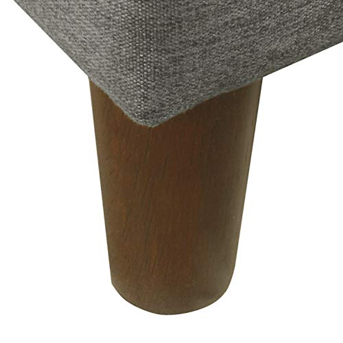 Spatial Order Home Decor | Dinah Collection Modern Storage Ottoman | Ottoman with Storage for Living Room & Bedroom (Grey)