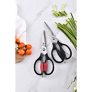 Kitchen Scissors - Come Apart Kitchen Shears for Cutting Chicken, Meat, Poultry, Seafood, Vegetable - Great Cooking Scissors Gadget