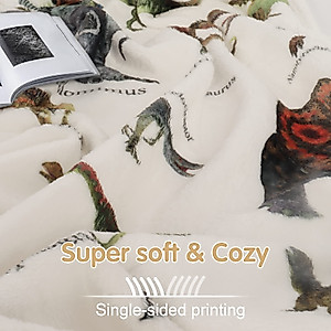 Kids Dinosaur Blanket for Boys Girls, Soft Toddler Baby Dinosaur Blanket for Boys Dinosaurs Gifts for Birthday Christmas, Lightweight Flannel Dino Blanket for Crib Nursery Bedding (Dino,40"x50")