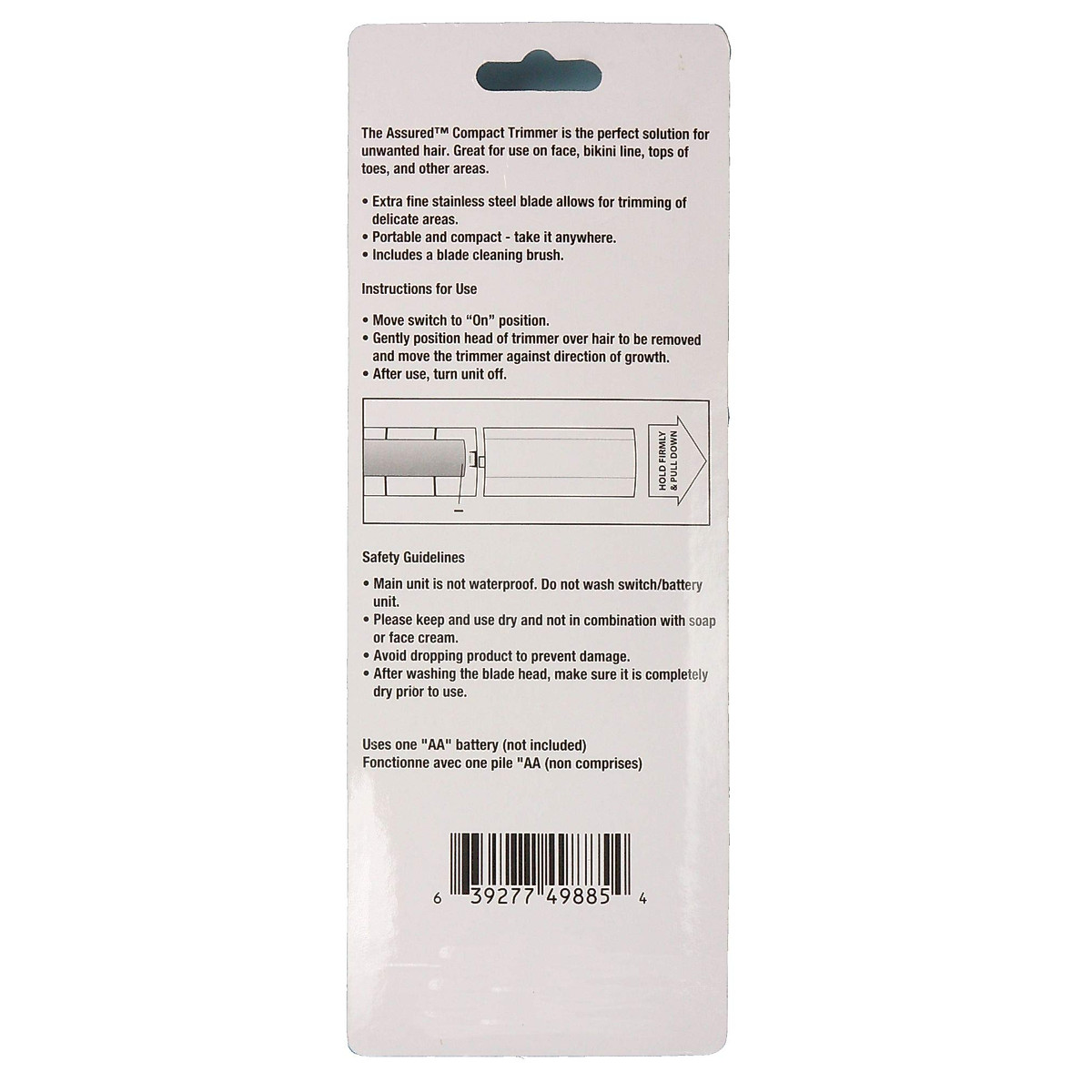 Lady Shaver Eyebrow, Bikini Line and Facial Hair Trimmer