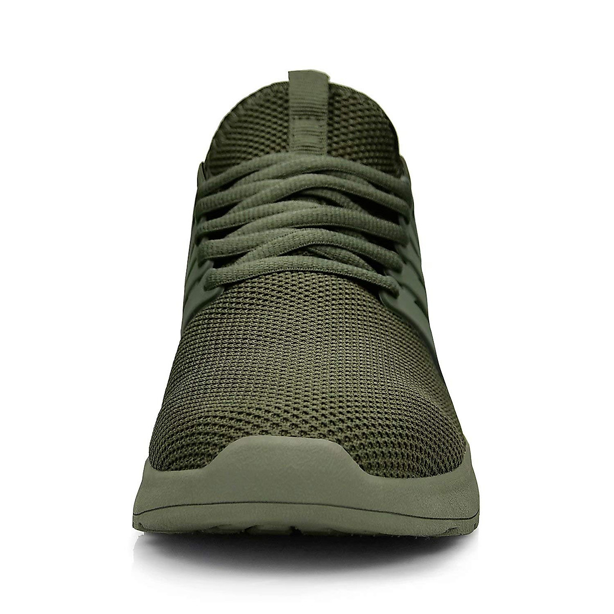 Troadlop Women's Breathable Mesh Tennis Athletic Lace up Fashion Walking Comfort Lightweight Running Sneakers Sports Shoes Size 10 Green