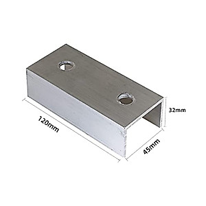 IEUDNS Aluminium PV Solar Panel Solar Module Rail Connector for Mounting Photovoltaic Mounting Rail