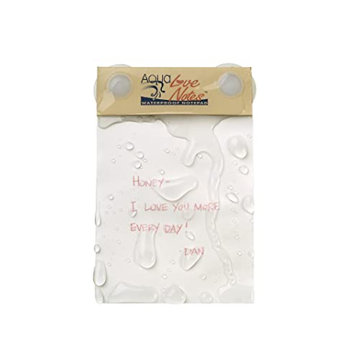 Aqua Love Notes Waterproof Notepad …