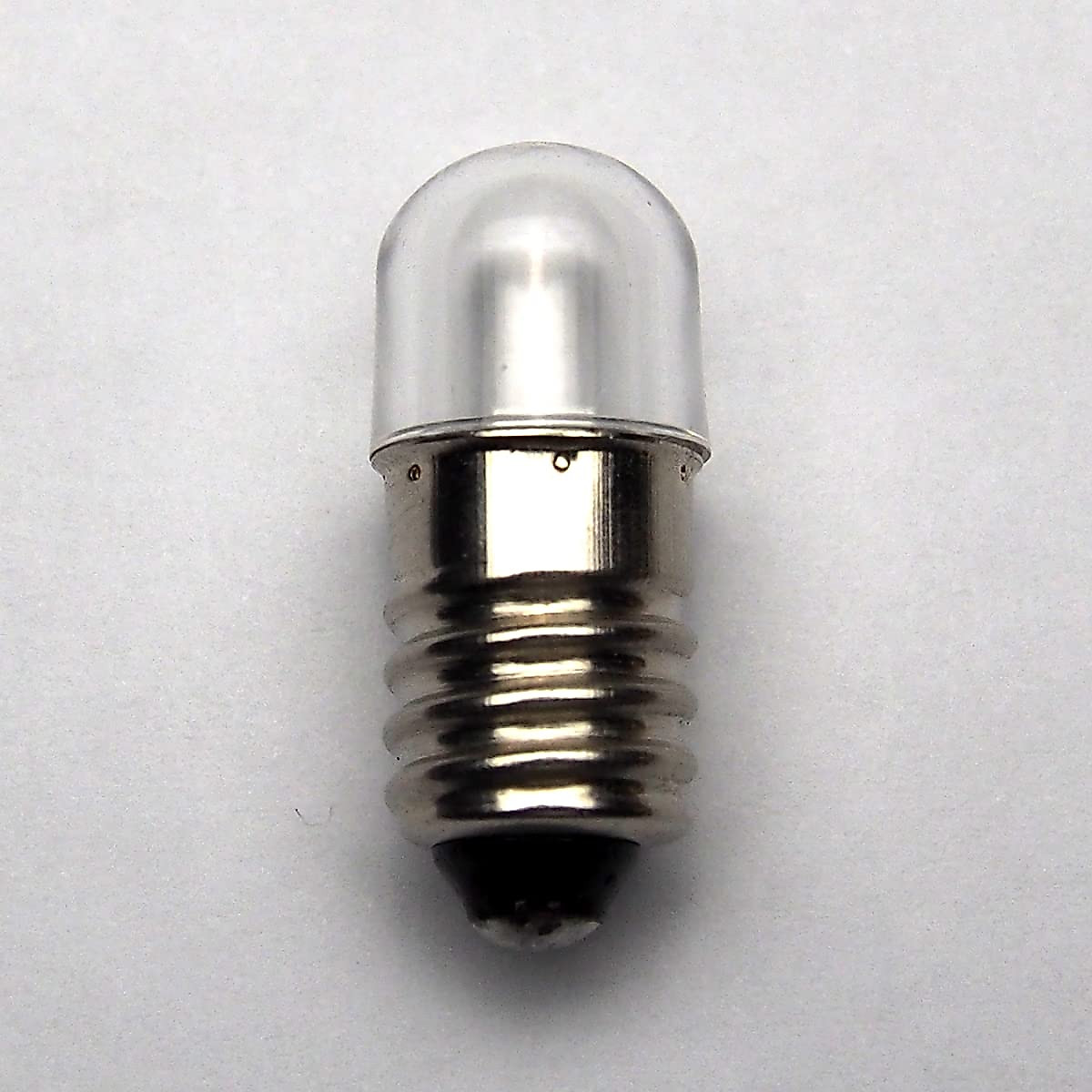 GutReise AC/DC E10 Bulbs, 10pcs 9 Volt Cold White E10 Replacement Bulbs Miniature Screw LED Lamps 0.5Watts 65Lm (9 Volt, Cold White)