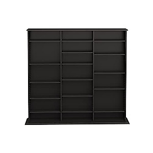 Prepac Triple Width Wall Storage Cabinet, Black