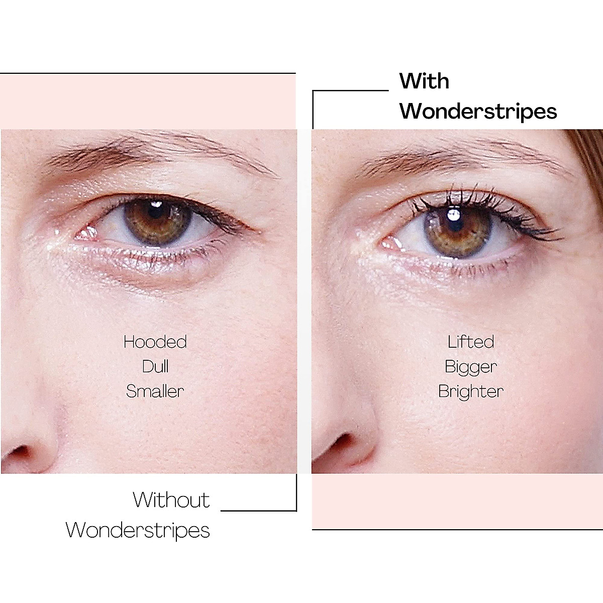 Wonderstripes Eye Lid Tape (Small) | Eyelid Lifting Strips for Hooded Eyes | Invisible Silicone Tape for Droopy Eyes | Multiple Sizes for All Eye Shapes | Makeup Compliant, Easy to Apply