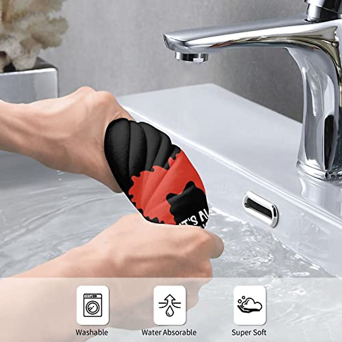 SUPLUCHOM Hand Towel Sanderson Sisters Halloween Hocus Pocus for Bathroom Kitchen Microfiber Fingertip Bath Towels 16 x 27.5 Inch Soft Decorative Home Hotel Gym Laundry Room