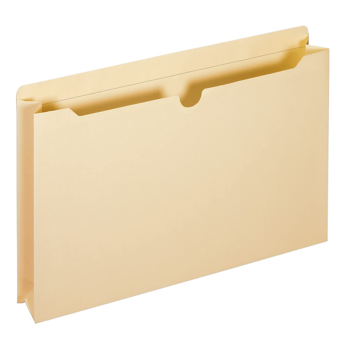 Pendaflex File Jackets, Legal Size, Manila, 2" Expansion, Reinforced Straight-Cut Tabs with Thumb Cut, 50 Per Box (23200EE)