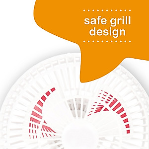 Diono Stroller Fans, Pack of 2 Clip On Baby Safe Stroller Fans with Flexible Neck for Perfect Angle, Universal Fit with Most Strollers