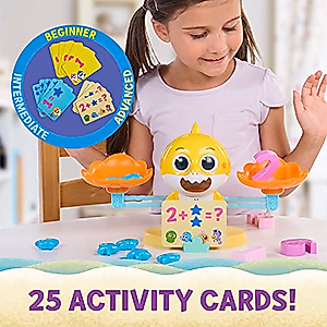 WowWee Baby Shark's Big Show! Sea-Saw-Counting Game – Educational Toy for Toddlers – Kids Math Toys