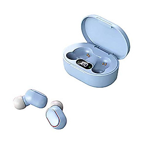 Gaweb Earphones, E7S Game Bluetooth 5.0 Smart-Touch in-Ear Wireless Headphone for Phone - Blue