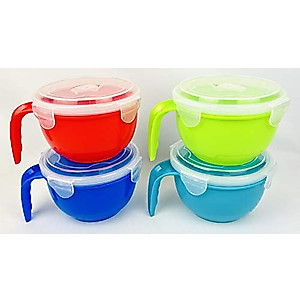 Regent Products Plastic Soup Food Bowl Set, 28 fluid ounces