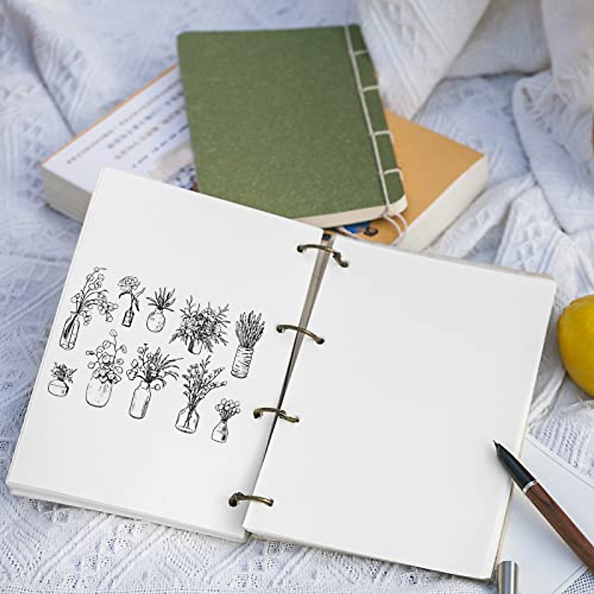 Silicone Seal Stamp Flower Pot Clear Stamps for DIY Scrapbooking Card Making Embossing Photo Album Paper Rubber Stamps-4