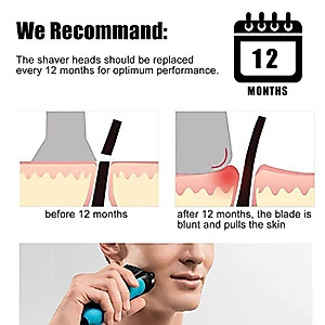 52B Blades Compatible with Braun Series 5 Electric Shaver Head&for Braun S5 Wet and Dry Replacement Head,Upgrade Foil & Cutter for Braun 52b Shaver Models 5020 5190cc 5040 5140s 5030s 5147s 5769cc Etc