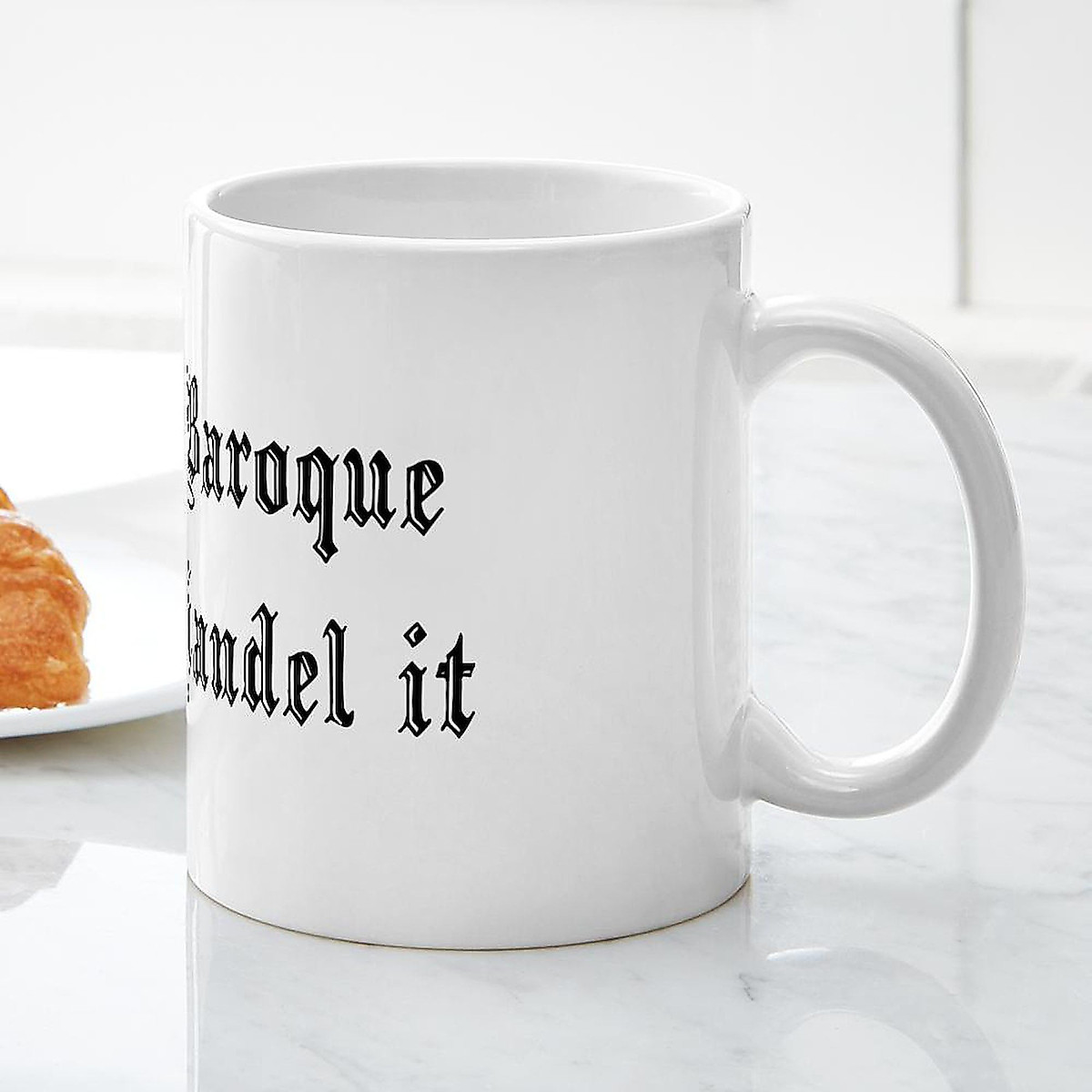 CafePress Baroque Pun Mug Ceramic Coffee Mug, Tea Cup 11 oz