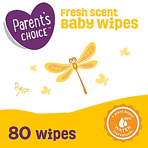 Parent's Choice 80ct Fresh Scent Baby Wipes