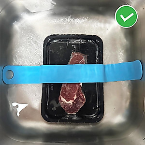 Generic Thaw Belt - Thaws frozen meat Faster & 100% Safer - Thaws in minutes instead of hours, Blue, 17 inches.