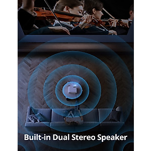 Projector 4K with WiFi and Bluetooth Supported, MiTecHPro 450 ANSI Portable Movie Projector, with Zoom Function and Timer Shutdown, FHD 1080P Outdoor Projector for HDMI/USB/Laptop/iOS & Android Phone