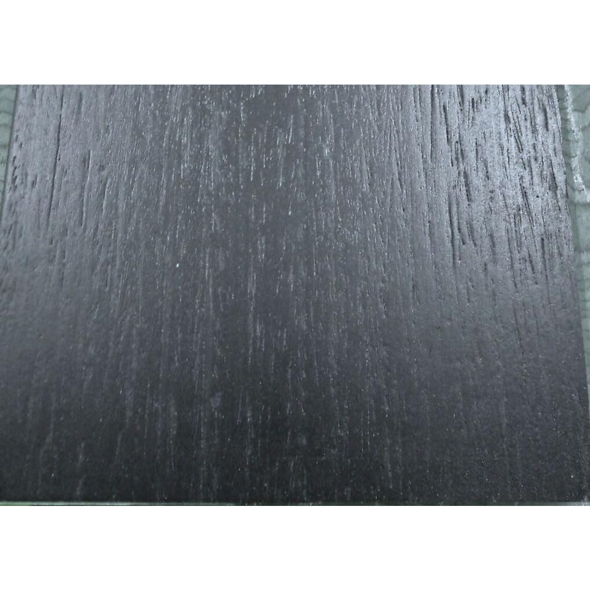 Ebony Black Composite Wood Veneer 23" x 7" raw no Backing 1/42" Thickness # 633