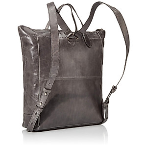 Frye Melissa Tall Zip Backpack, Carbon