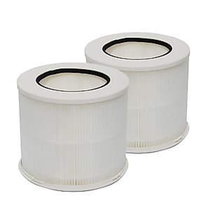 PUREBURG 12020 Replacement True HEPA Filters Compatible with Clorox 11020 11021 Tabletop True HEPA Air Purifier,Model 12020, H13 2-Pack