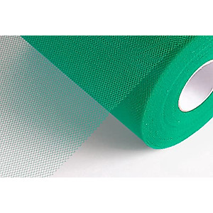 Joycrosso Tulle Fabric Rolls 6 Inch 100 Yards (300 feet) Organza Tulle Polyester Netting Spool for Wedding Decorations Gift Baby Shower Crafts DIY Tutu Skirt-Soft & Drape (Emerald)