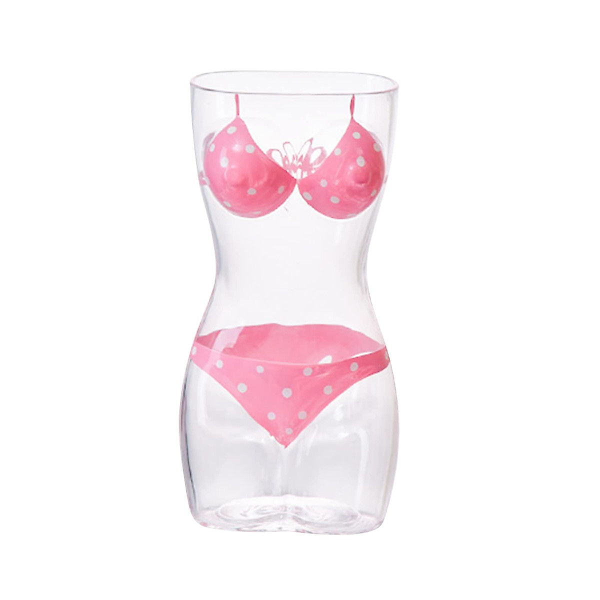 Cocktail Shot Glass, Transparent Funny Wine Glass, Body Shape Beverage Cups,Sexy Body Wine Glasses Drinking Glasses, Glassware Bar Decoration Cup, for Bars Birthday Party Decor(Pink 60ml)