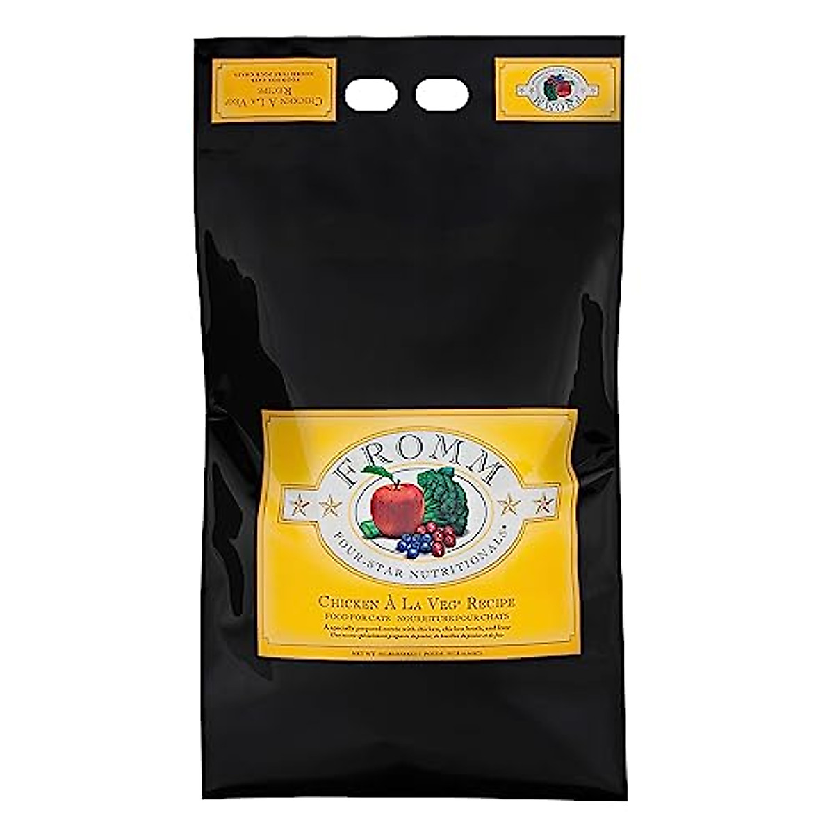 Fromm Four-Star Nutritionals Chicken A La Veg Cat Food - Premium Dry Cat Food - Chicken Recipe - 10 lb