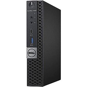 Dell OptiPlex 7050 MFF Intel Core i5-6600T 8GB 128GB Desktop PC Refurbished Window 10 Professional with Keyboard and Mouse (Renewed)