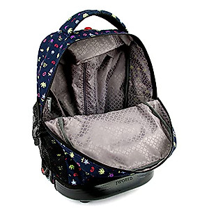 J World New York Sunny Rolling Backpack for Kids and Adults, Game, 17 X 11.5X 5.5 (H X W X D)