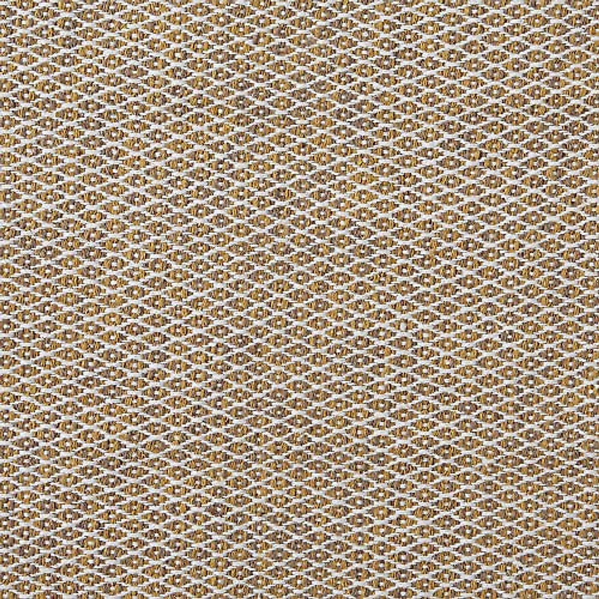 DII Woven Recycled Yarn Rag Rug Collection Miniature Diamonds, 2x3', Stone