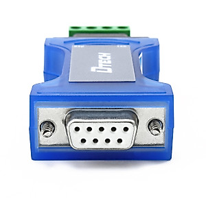 DTech RS232 to RS485 Converter Serial Communication Data Adapter with TX RX LED Indicators and Terminal Board
