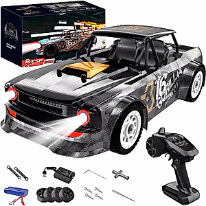 Supdex RC Drift Car, 1:16 20MPH Remote Control Car for Drifting and Racing, ESP 2.4Ghz Proportional Throttle & Steering Control 4WD Truck Toys with Led Lights for Adults and Kids