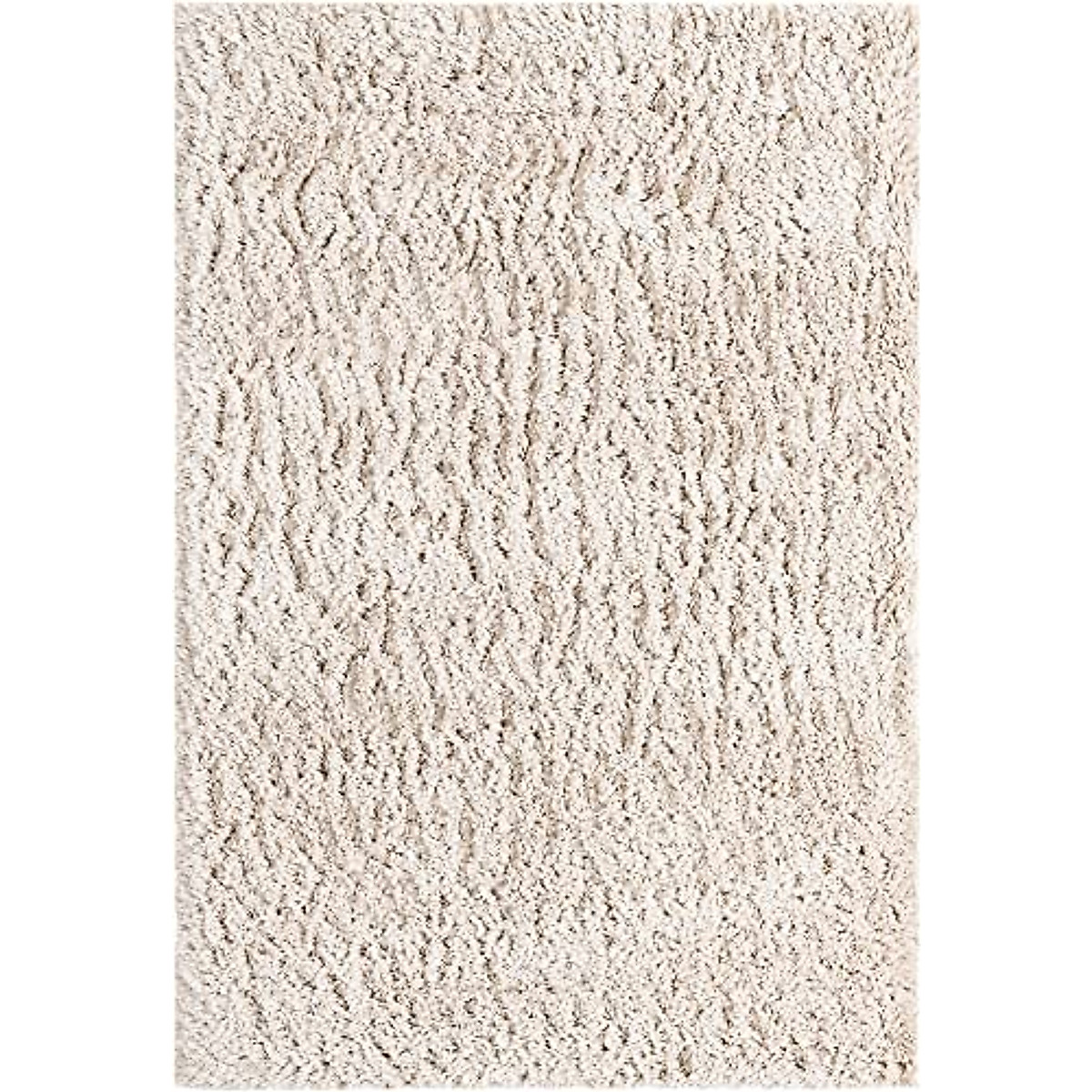 Rugs.com Marilyn Monroe™ Shag Collection Rug – 6' x 9' Blonde Shag Rug Perfect for Bedrooms, Dining Rooms, Living Rooms