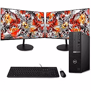 MTG OptiPlex 7090 Desktop Intel Core i7-10505 3.2 GHz, Win 10 Pro, MTG Webcam, Monitor, (2x24 Monitor, 32GB 1TB PCle)