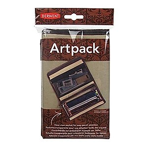 Derwent Artpack Canvas Pencil Case (2300575), Brown