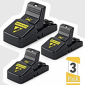Mr. Pen- Mouse Traps, 3 Pack, Mice Trap, Mice Traps for House Indoor and Outdoor, Mouse Traps Indoor for Home, Mouse Traps Outdoor, Mouse Snap Trap, Snap Traps for Mice, Reusable Mouse Traps
