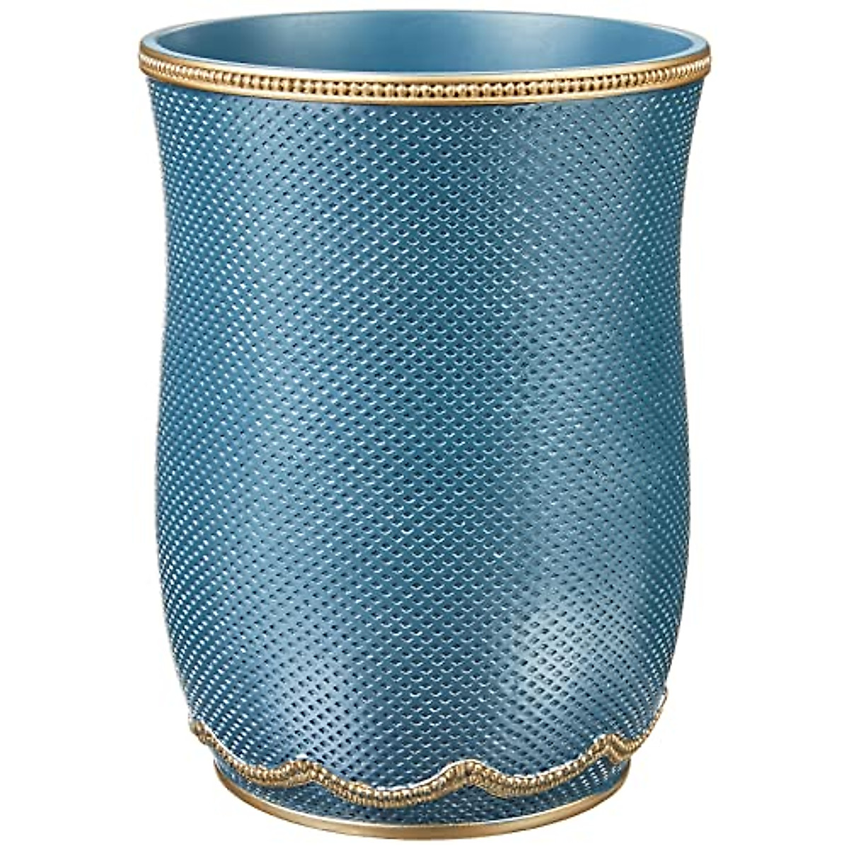 Popular Bath 942668 Capri, Waste Basket, Slate Blue