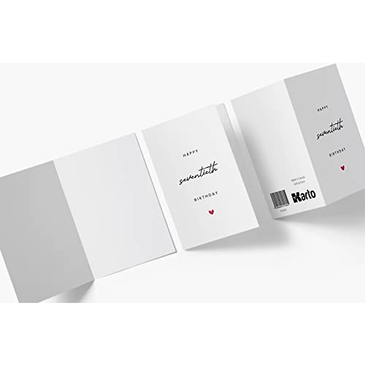 70th Birthday Card for Him Her - 70th Anniversary Card - 70 Years Old Birthday Card for Brother Sister Friend - Happy 70th Birthday Card for Men Women - Karto - Cursive