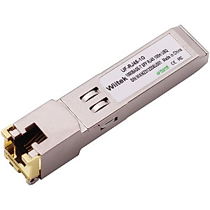 1000BASE-T Gigabit SFP to RJ45, 1G SFP to Ethernet Copper Transceivers Compatible for Ubiquiti Unifi UF-RJ45-1G/uacc-cm-rj45-1g, up to 100m