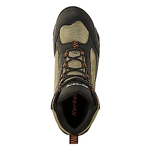 Korkers Greenback Wading Boots - Packed with The Essentials - Includes Interchangeable Kling-On & Studded Kling-On Soles - Size 8