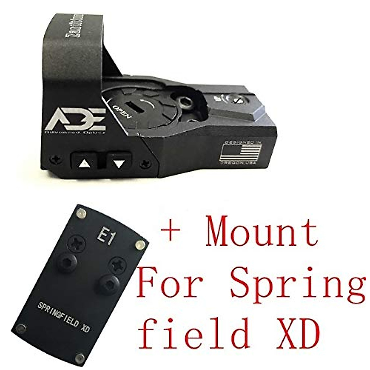 Ade Advanced Optics Zantitium RD3-015 Red Dot Reflex Sight for Springfield XD Pistol