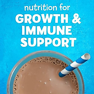 PediaSure Grow & Gain With Immune Support Shake Mix Powder, 23 Vitamins & Minerals, 6g Protein, Helps Kids Catch Up On Growth, Non-GMO, Gluten-Free, Chocolate, 14.1 oz Can, Pack of 6