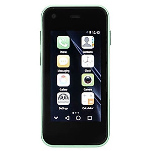 Zyyini Mini Size 2.5inch HD Touchscreen Lightweight Cell Phone for Working (Green)
